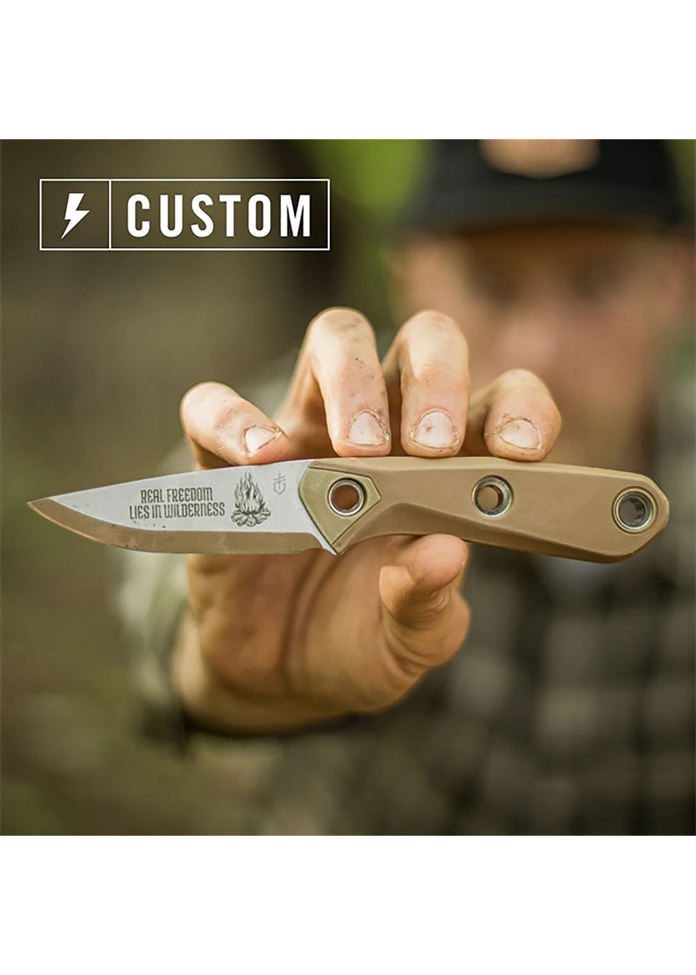 Gerber Principle Bushcraft Fixed Knife w/sheath - Adreno - Ocean Outfitters